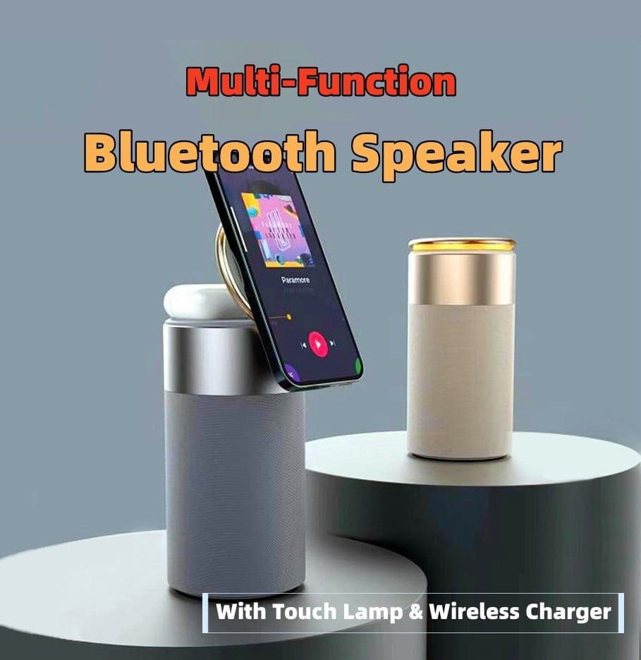 Magnetic wireless charging bluetooth speaker table lamp | Best Audio ...